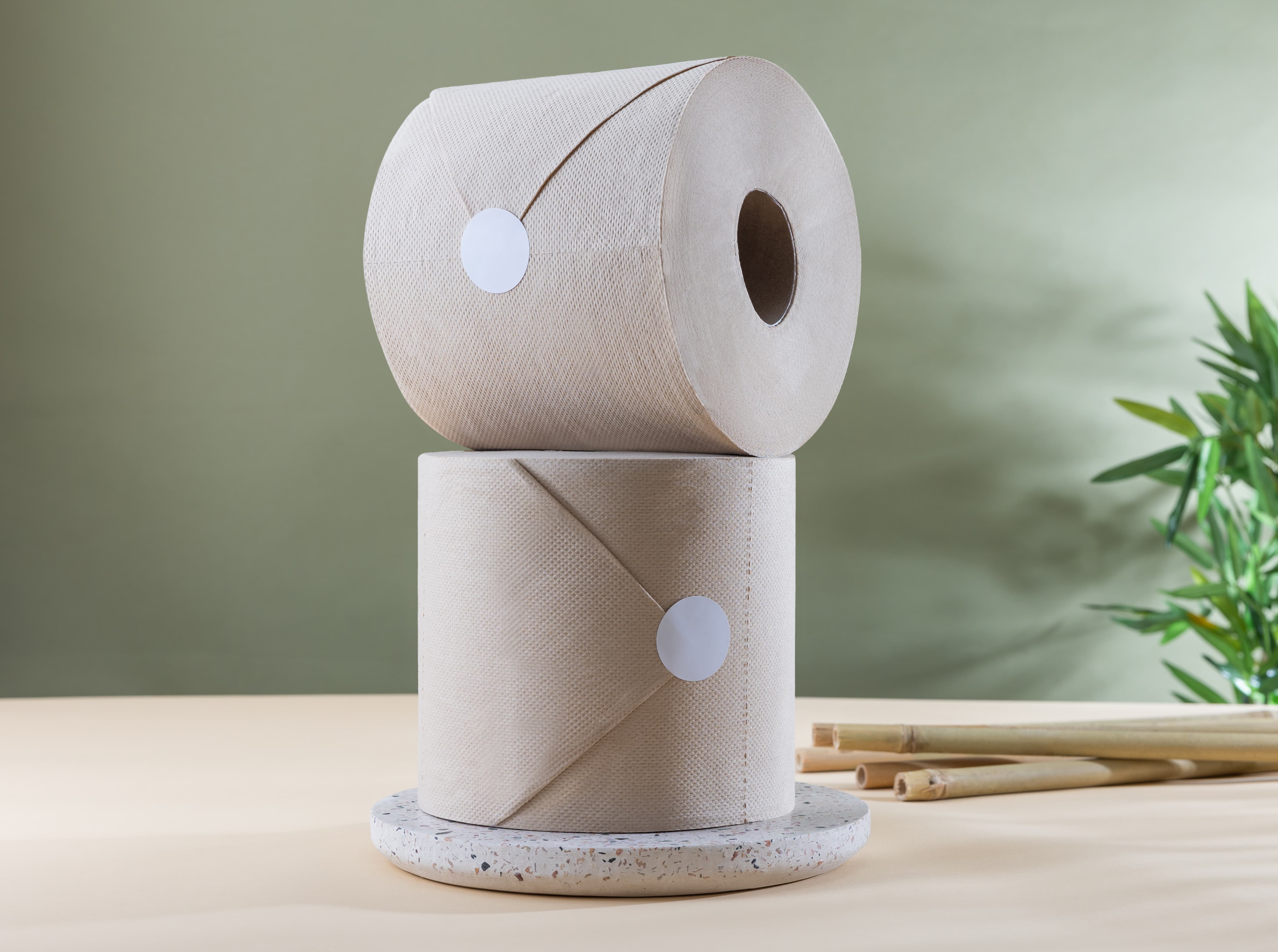 Unbleached Natural Kitchen Rolls 6 Pack 2ply | 100% Recycled